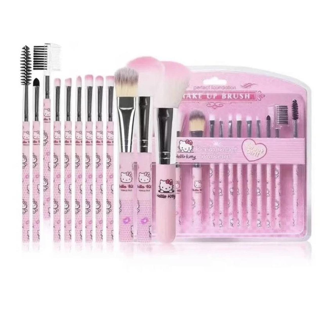12Pcs/Set Hello Kitty Makeup Brushes Brand New... - Depop