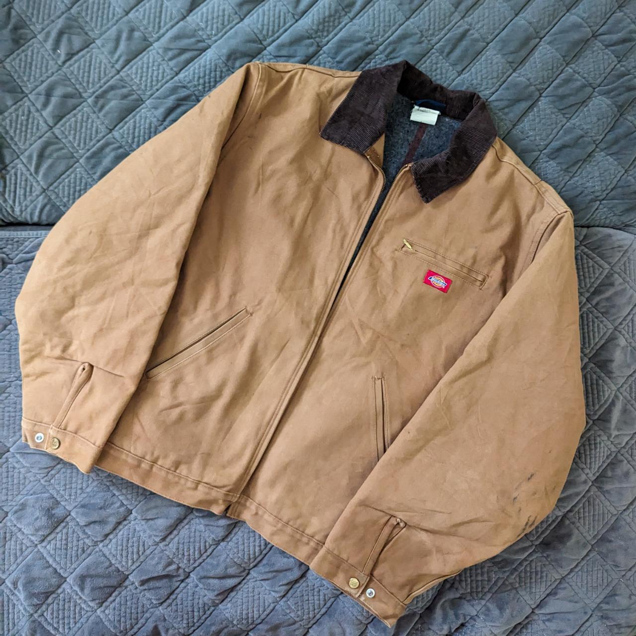 Dickies Mens Tan Jacket Depop