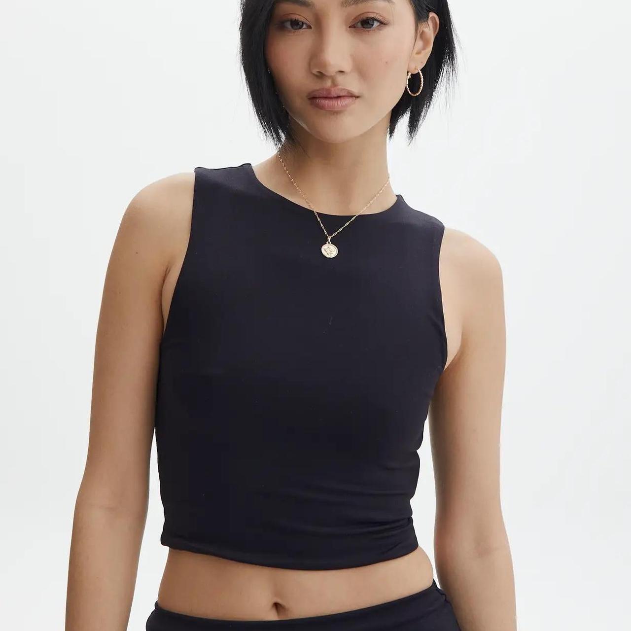 GLASSONS Super Soft Tank Size M Colour Blue Bubble... - Depop