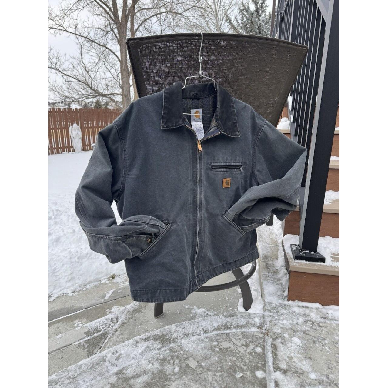 VTG Carhartt J97 PTL XL Detroit Jacket ~USA petrol x... | Depop