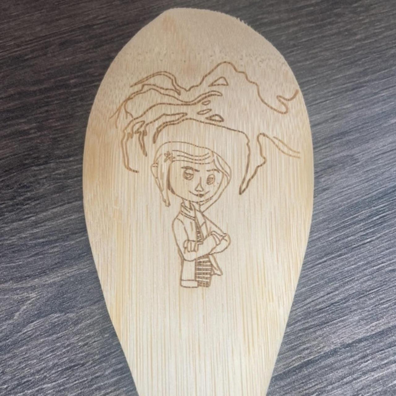 Coraline Cooking Spoon Brand New Hand made - laser... - Depop