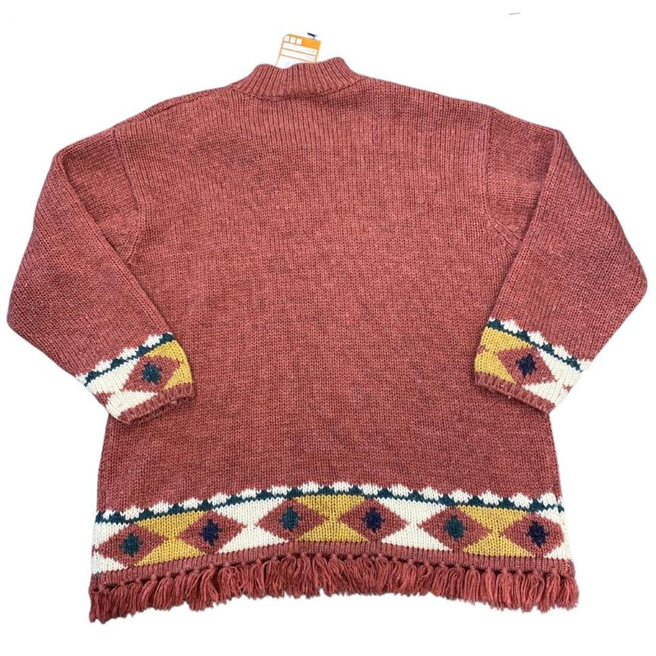Vintage Para Aztec pattern Jumper Used condition... - Depop