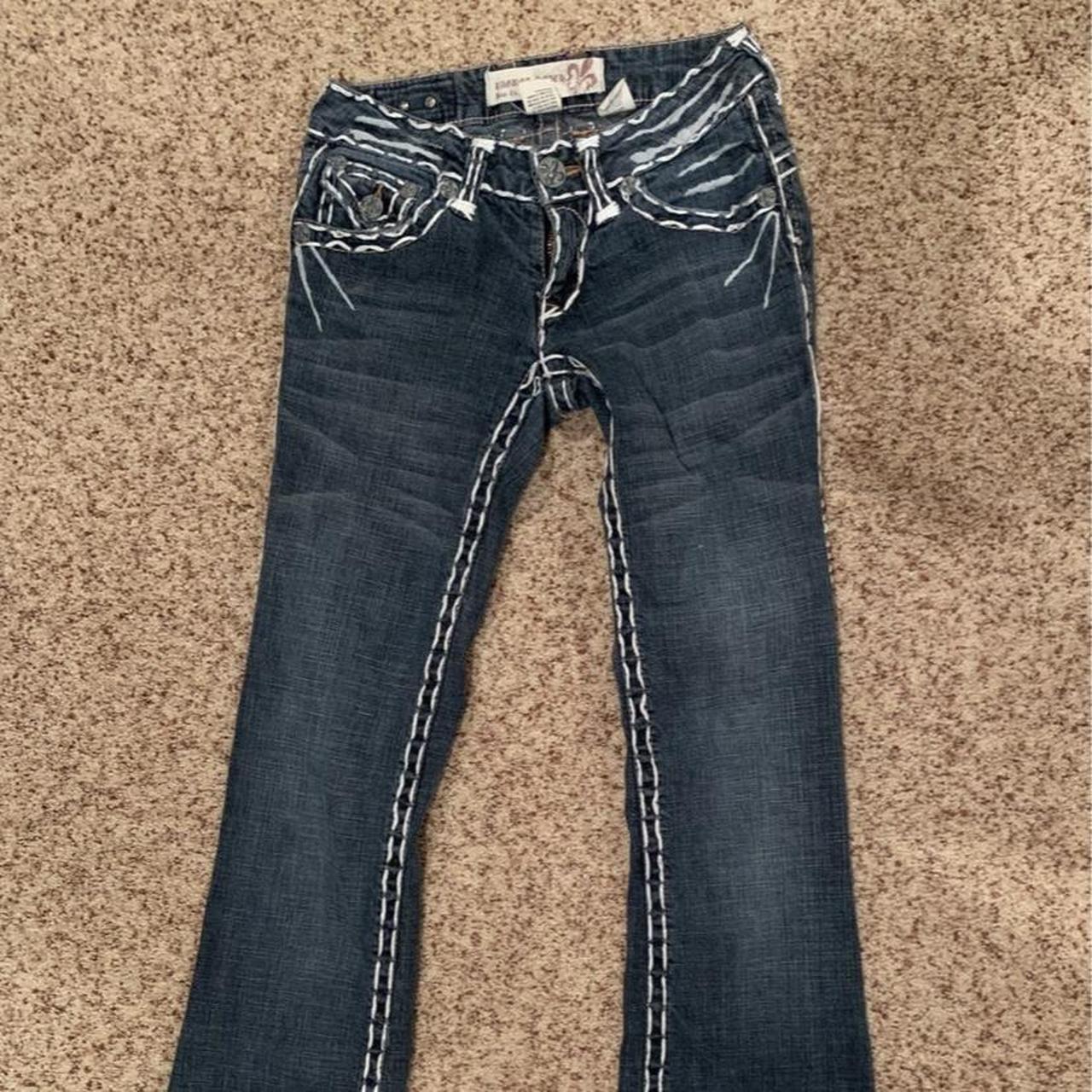 🎀 low rise jeans 🎀 laguna beach low rise bootcut... - Depop