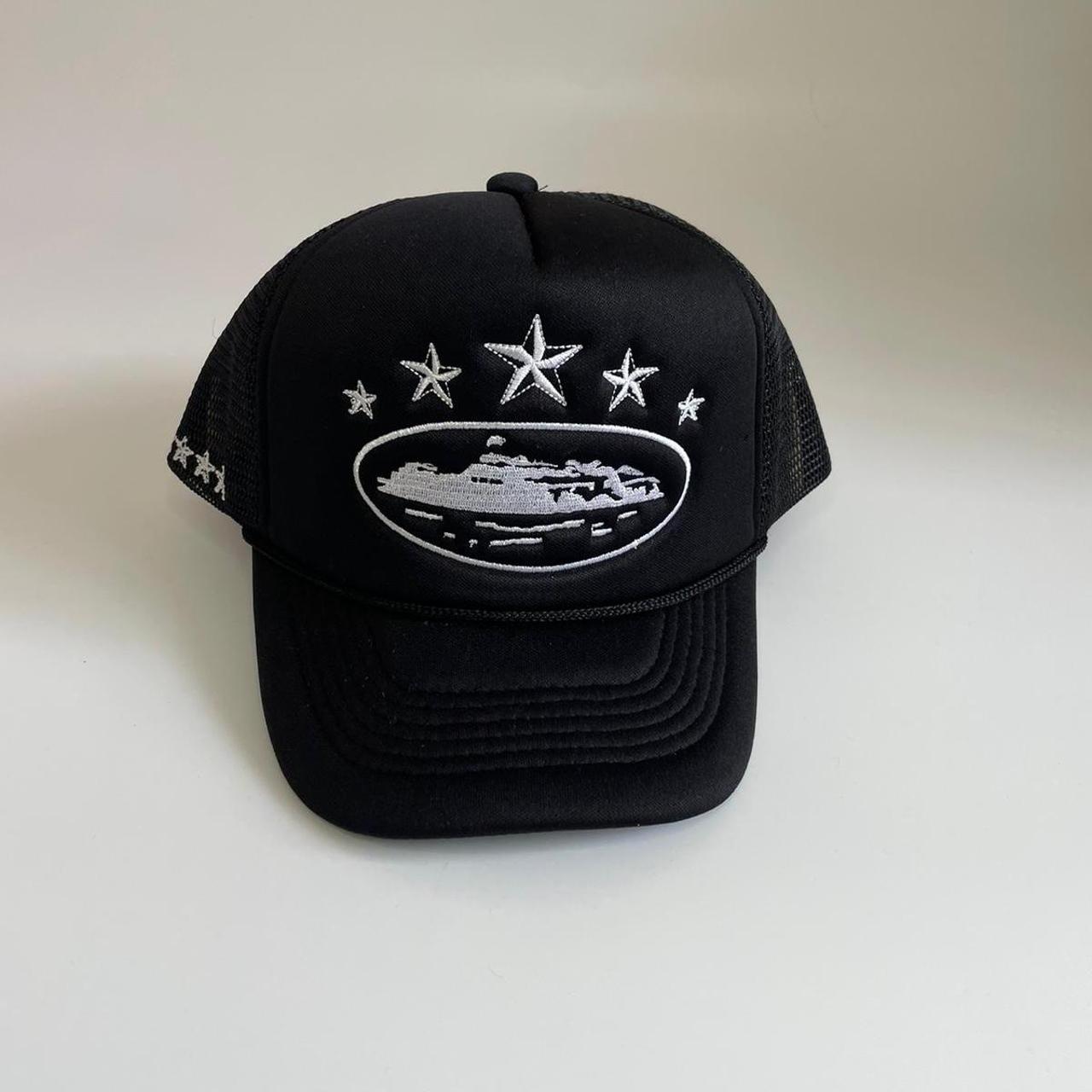 Corteiz Alcatraz 5 Star Hat - Black Brand new Comes... - Depop