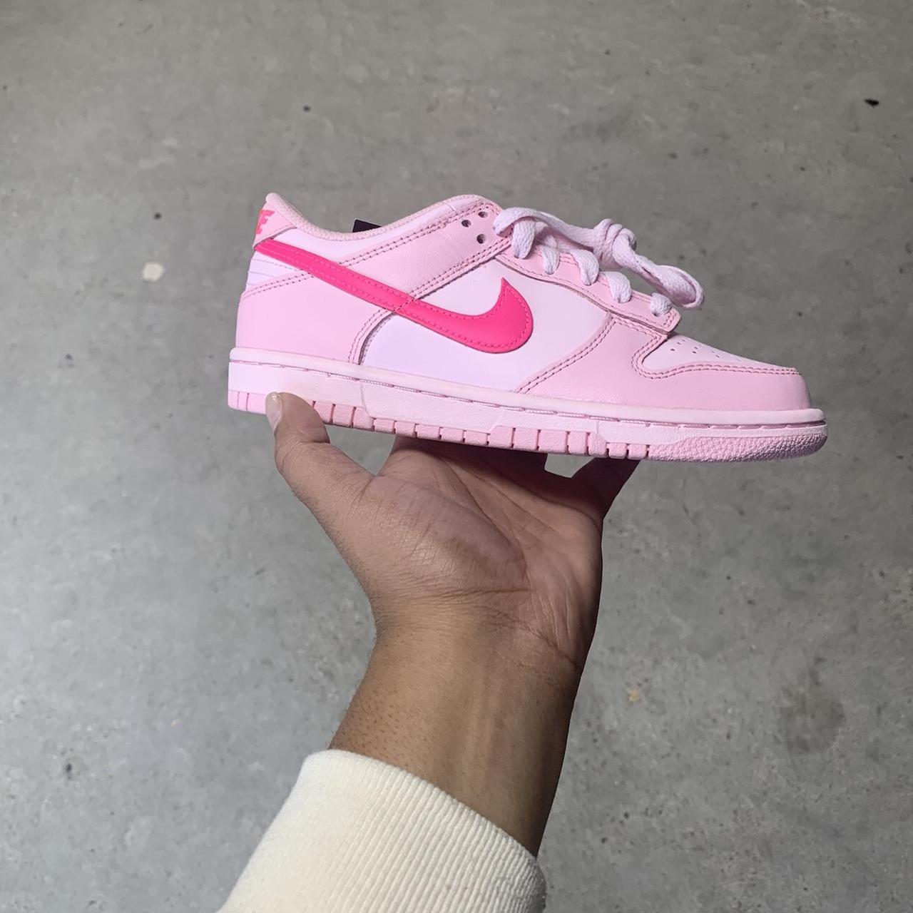 Triple Pink Dunk Low - Depop