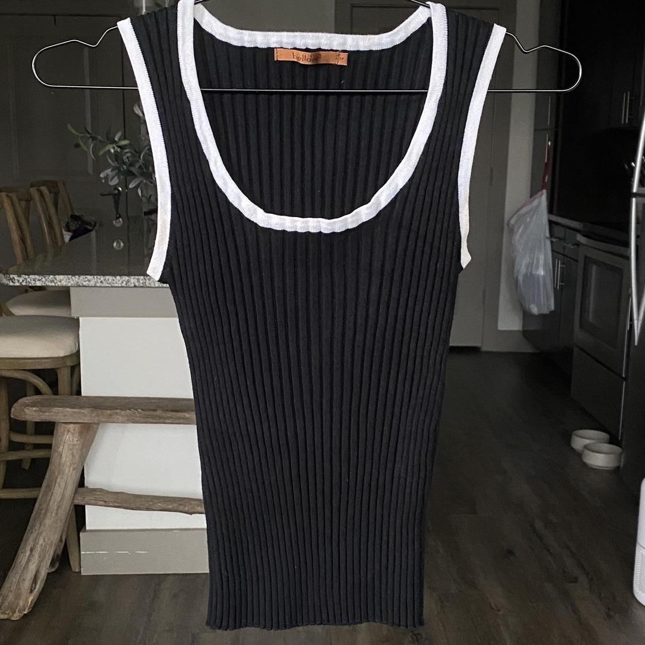 vintage BELLDINI black stretchy tank 🦨 super... - Depop