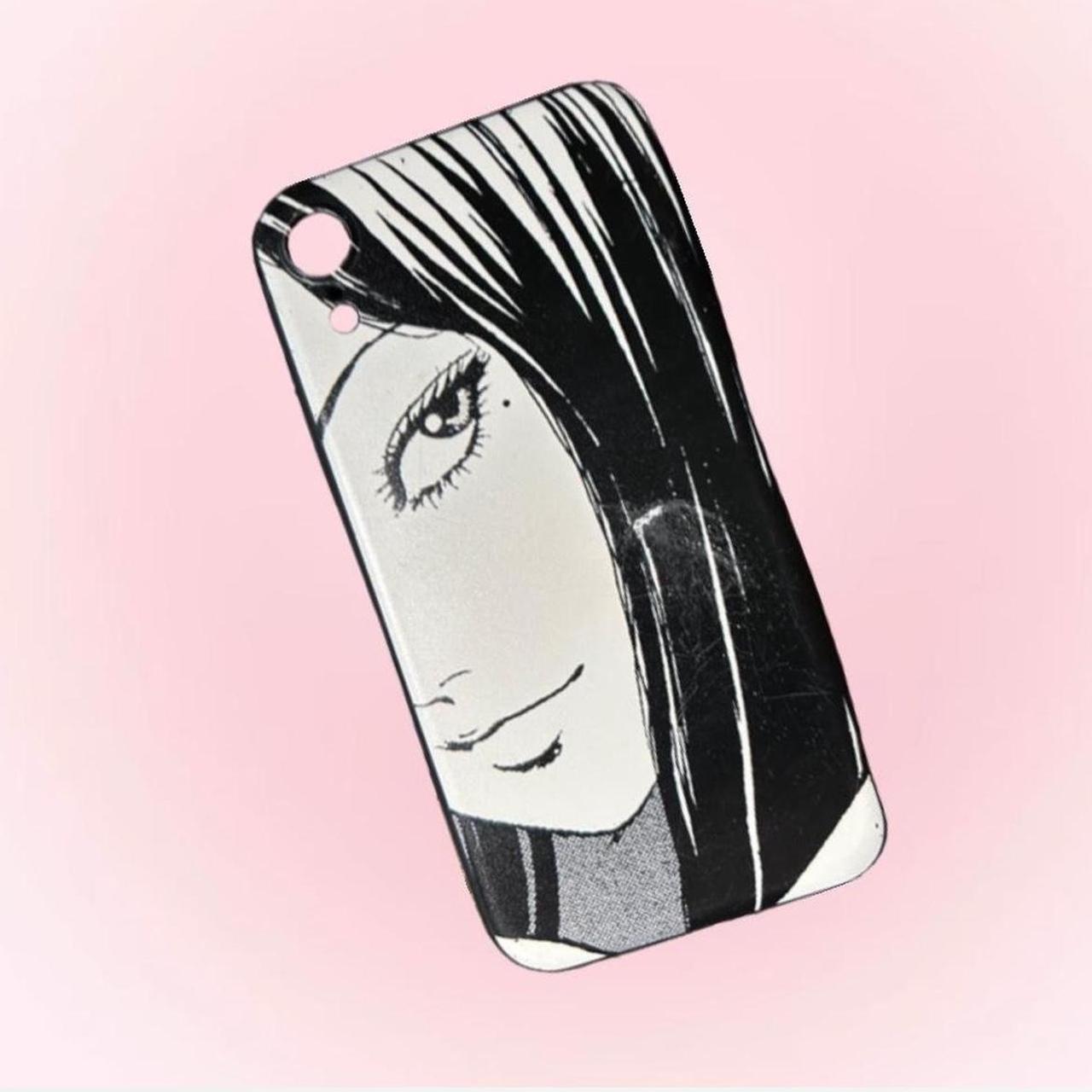 junji ito collection anime tomie eye case black and... | Depop