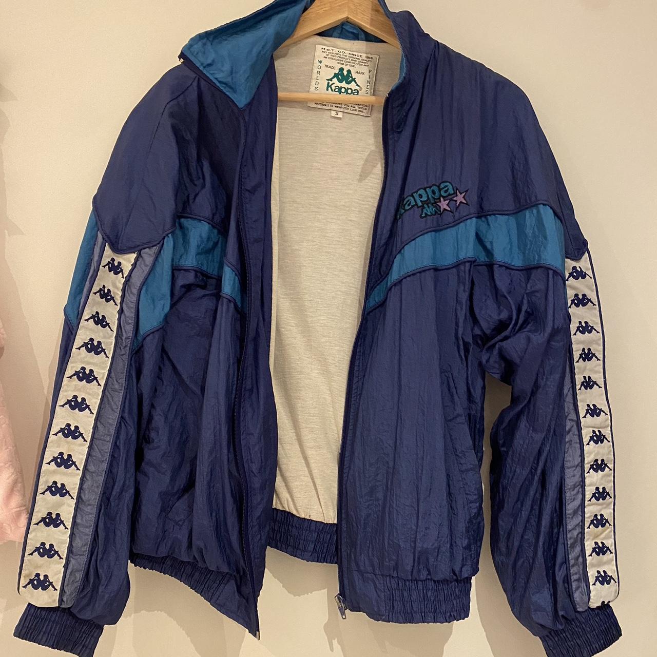 Really cool retro vintage kappa bomber style jacket... - Depop