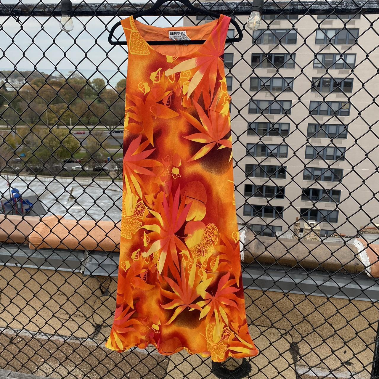 Fun colorful dress, measurements available upon... - Depop
