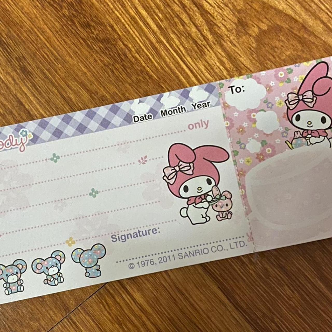 sanrio my melody notebook - Depop