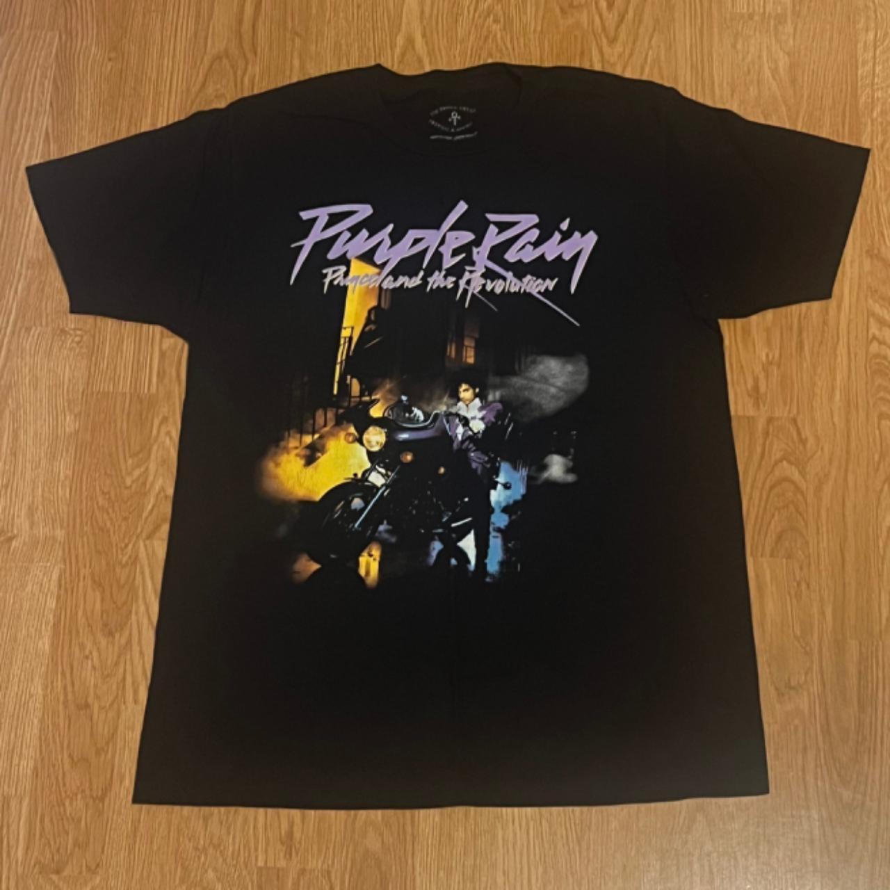 Men's Prince Purple Rain Graphic Tee - size medium... | Depop