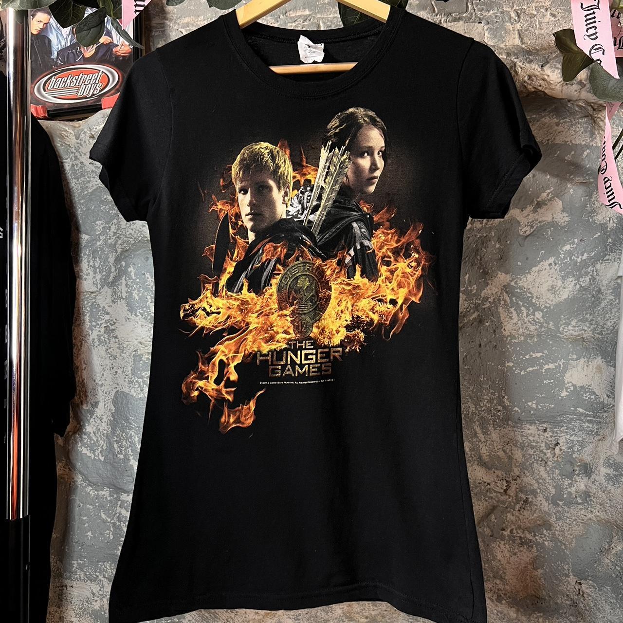 2012 The Hunger Games Catching fire T shirt in great... - Depop