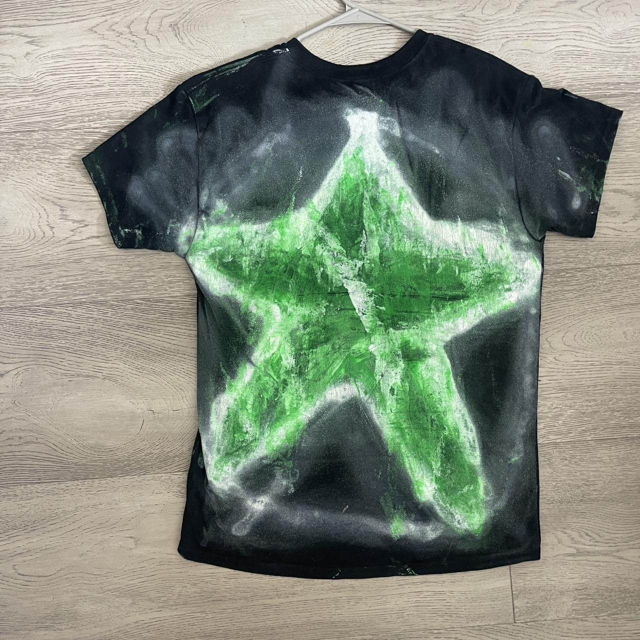 Custom Star Tee Gildan Heavy Cotton size M spray... - Depop