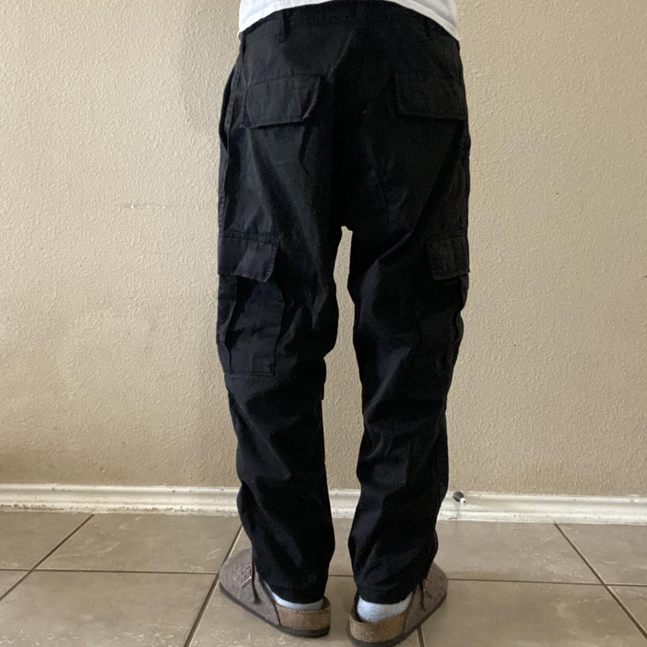 Black Military Cargos Size M (31-35) Condition... - Depop