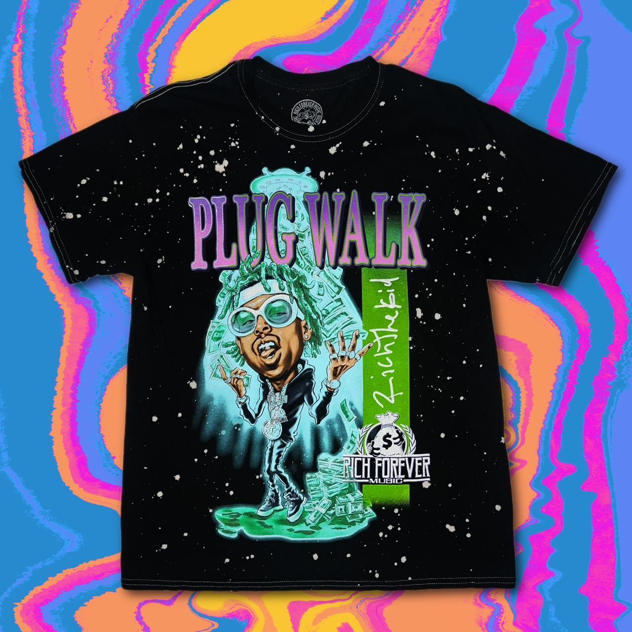 Rich the Kid Plug Walk Shirt Rich Forever Music Like... - Depop