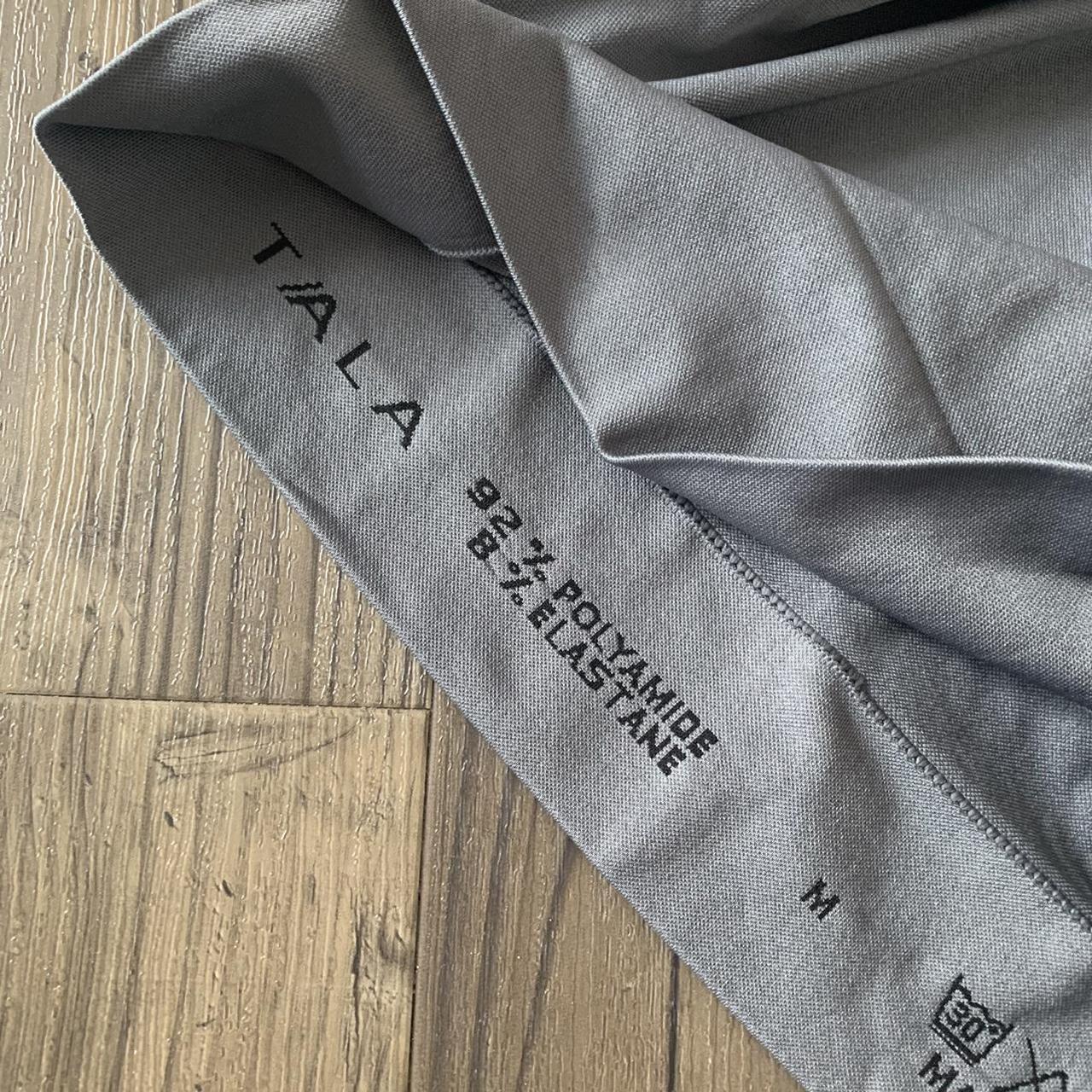 Tala Women's Grey Crop-top | Depop