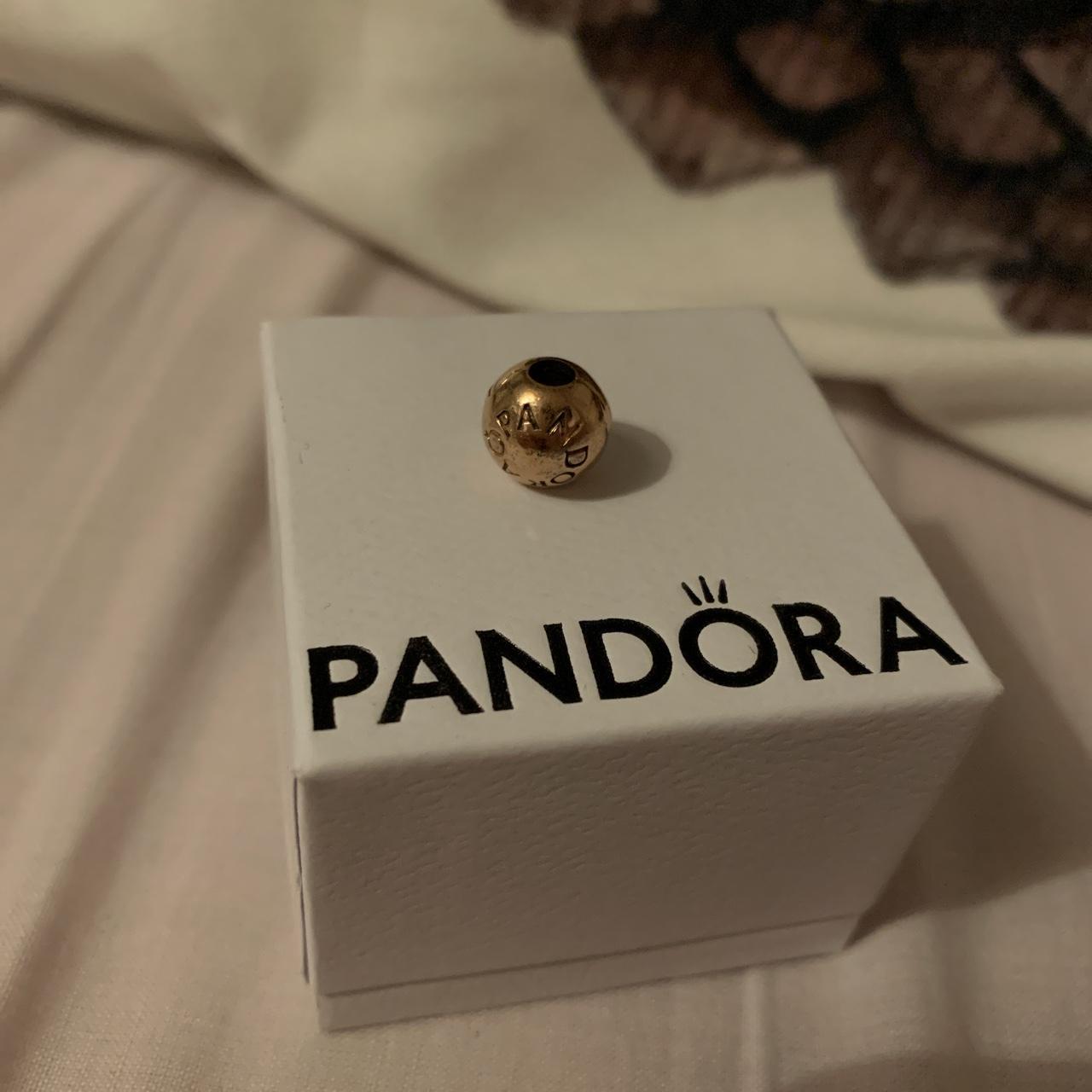 Gold/ rose gold pandora clip charm. Good conditon.... - Depop