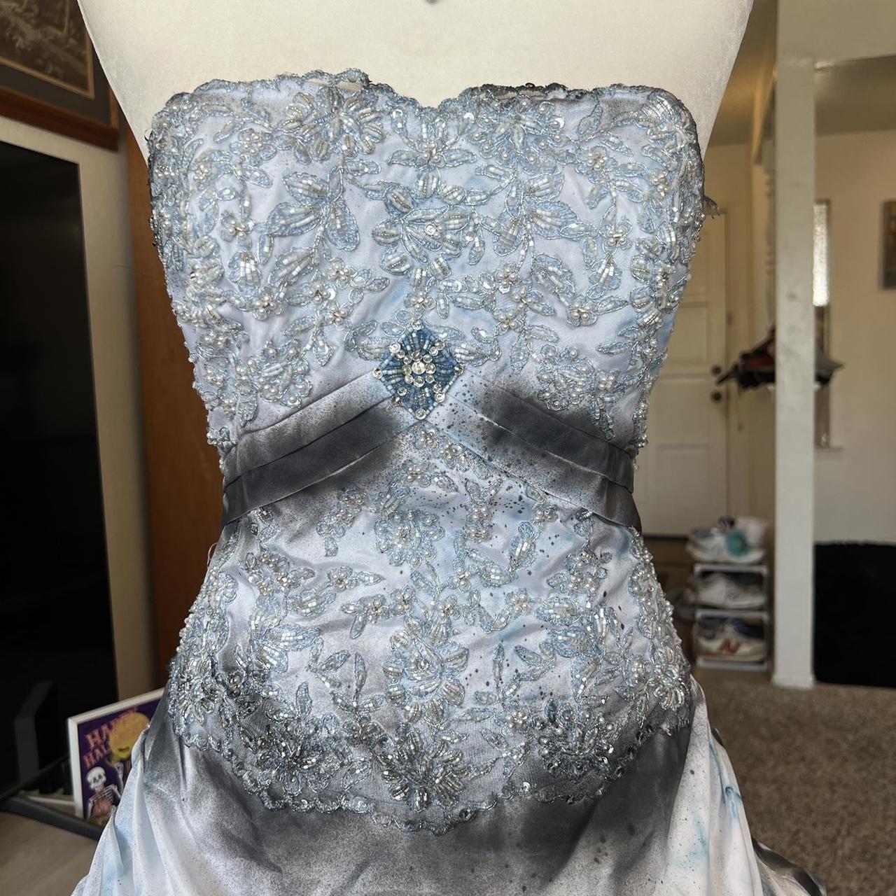 vintage corpse bride wedding dress beautiful... - Depop