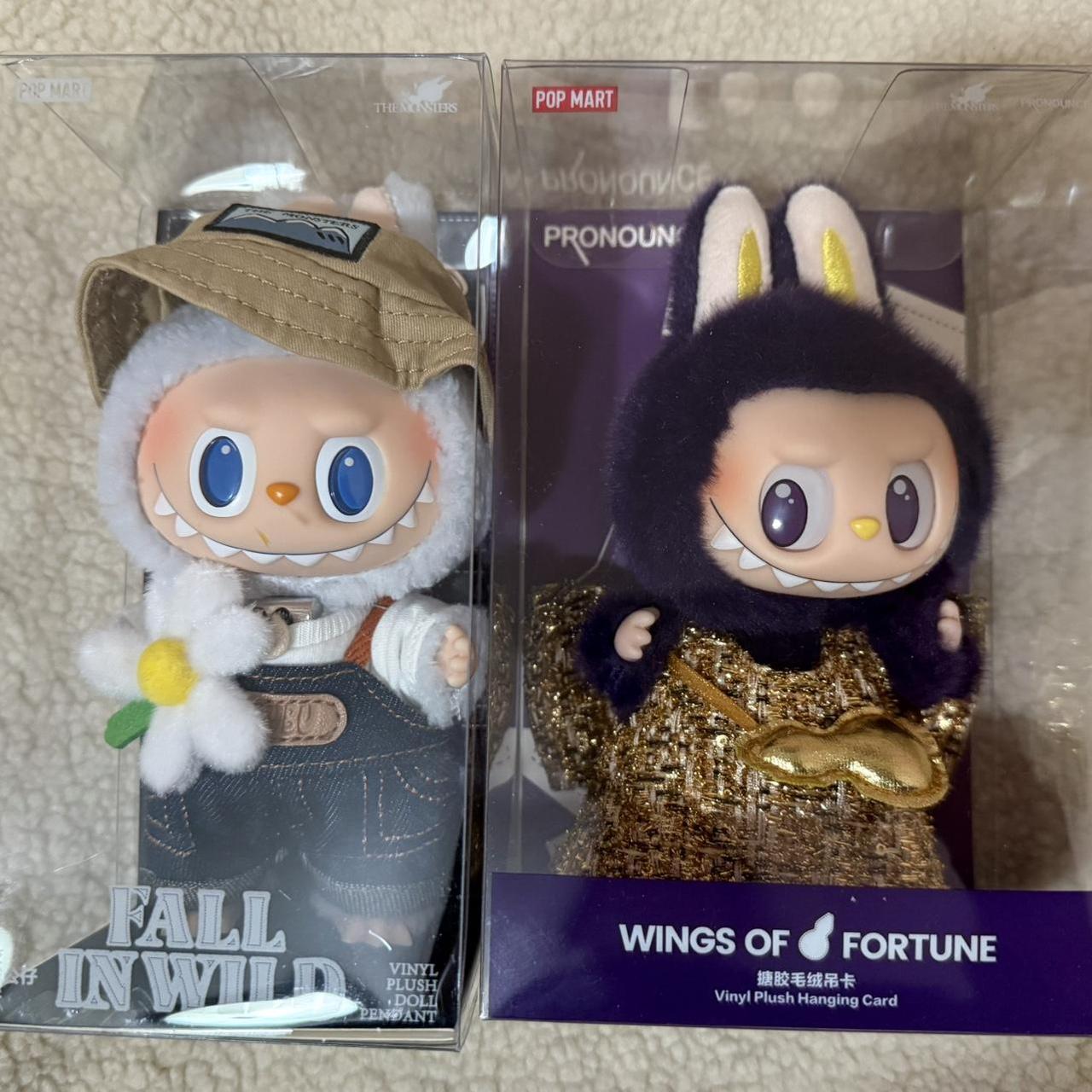 the monsters labubu fall in wild + pronounce wings... | Depop