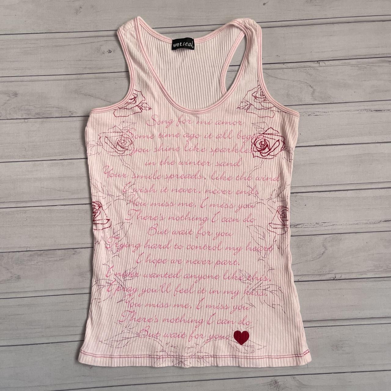 romantic pink cami adorable baby pink cami from... - Depop