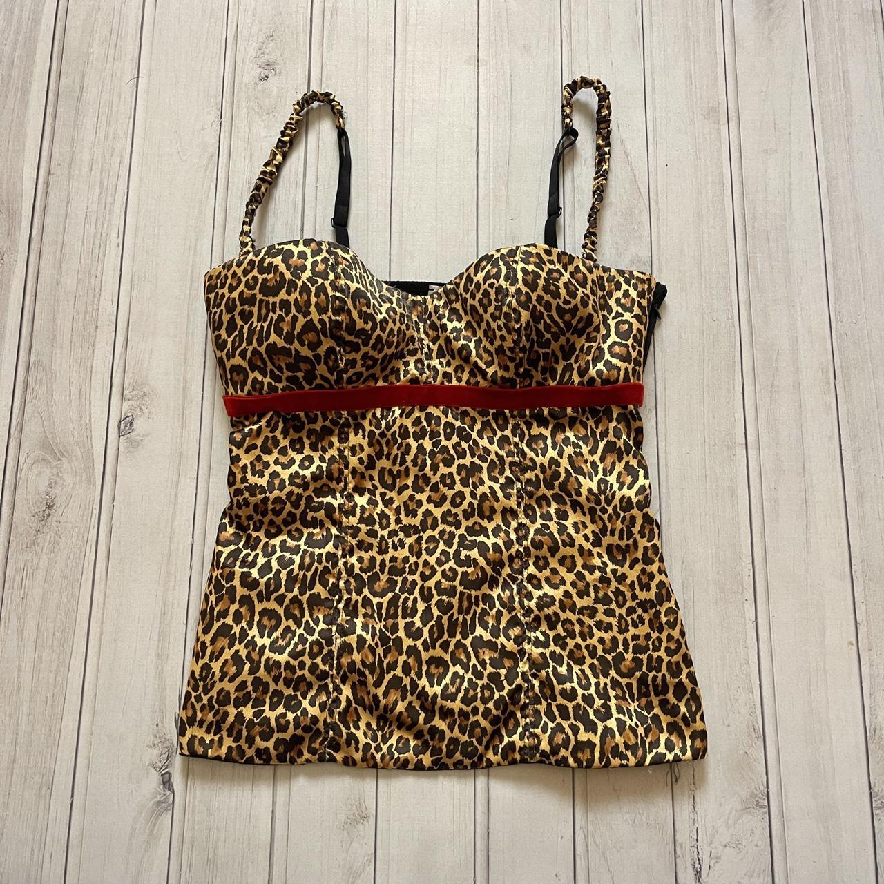 Intimissimi cheetah tank top Cheetah print tank top... - Depop