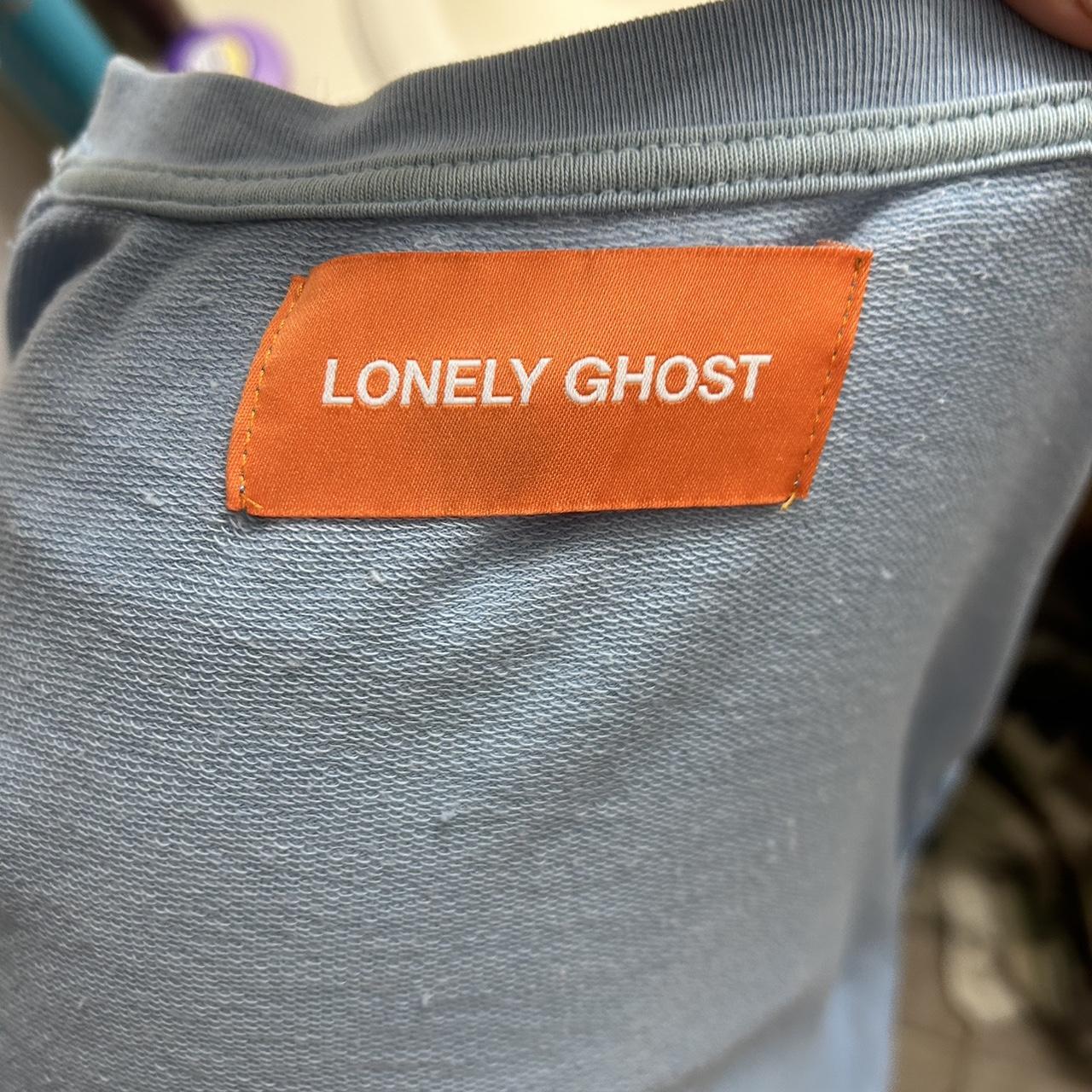Lonely ghost top! Oversized fit and size large.... - Depop