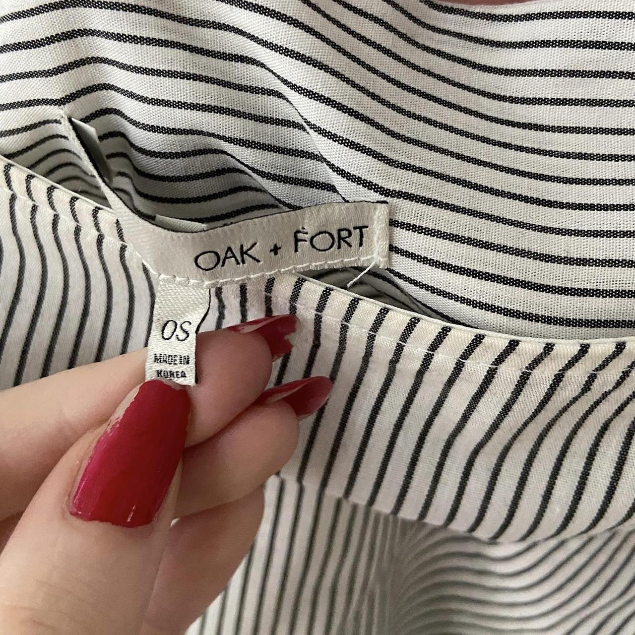 oak and fort linen long shirt. lightweight and... - Depop