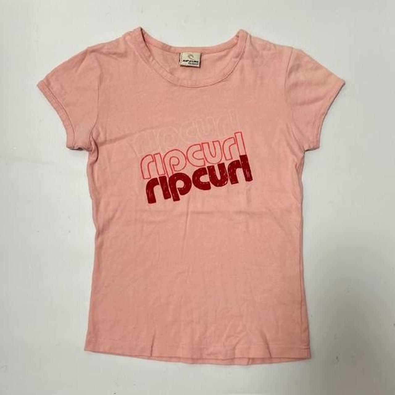 pink rip curl baby tee 🎀 vintage rip curl baby tee,... | Depop