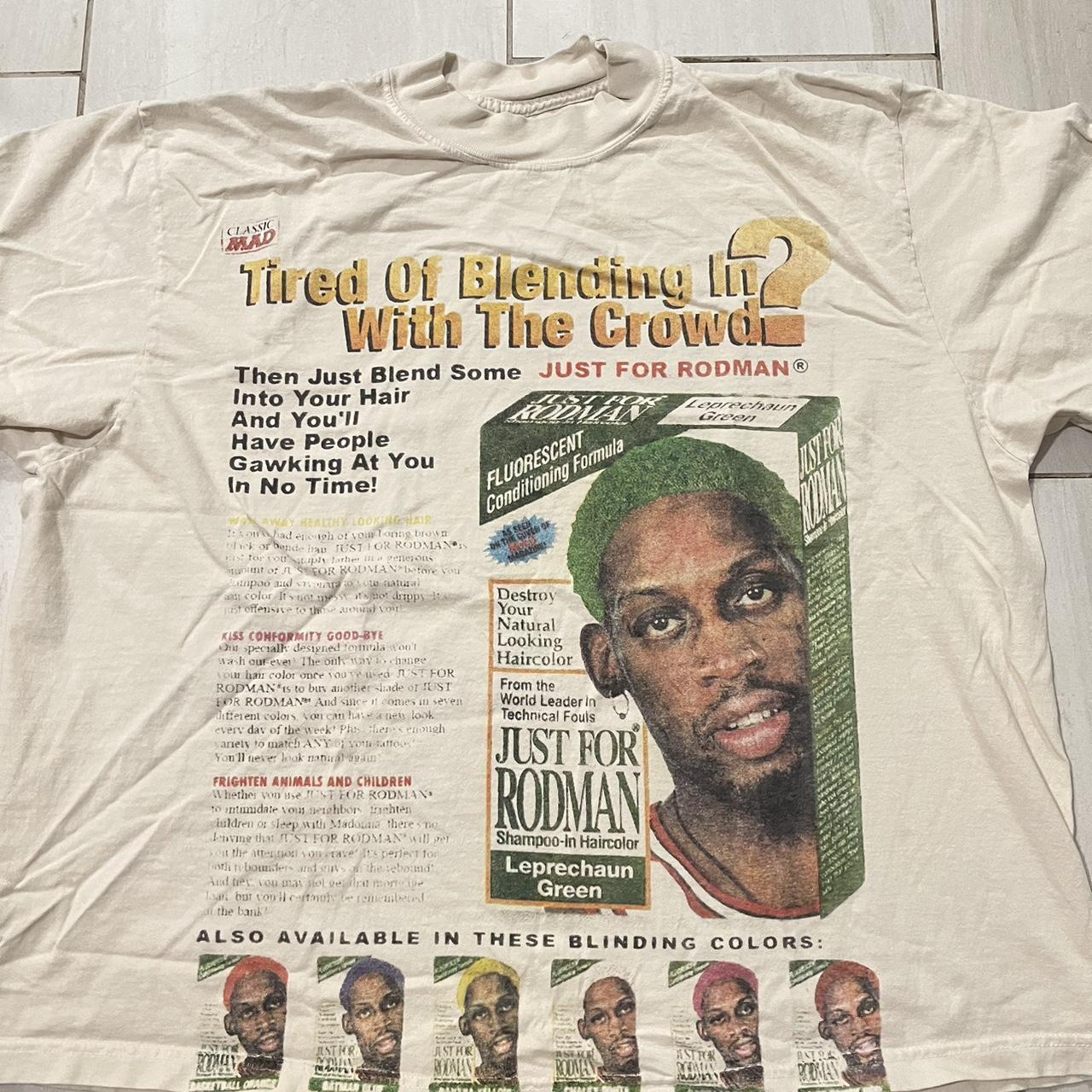 XL VINTAGE DENNIS RODMAN TEE. IMPERIAL EMPIRE DENNIS... - Depop