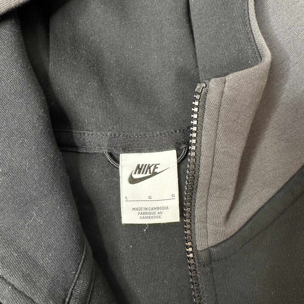 Nike Tech Fleece Black Neon Green & Dark... - Depop