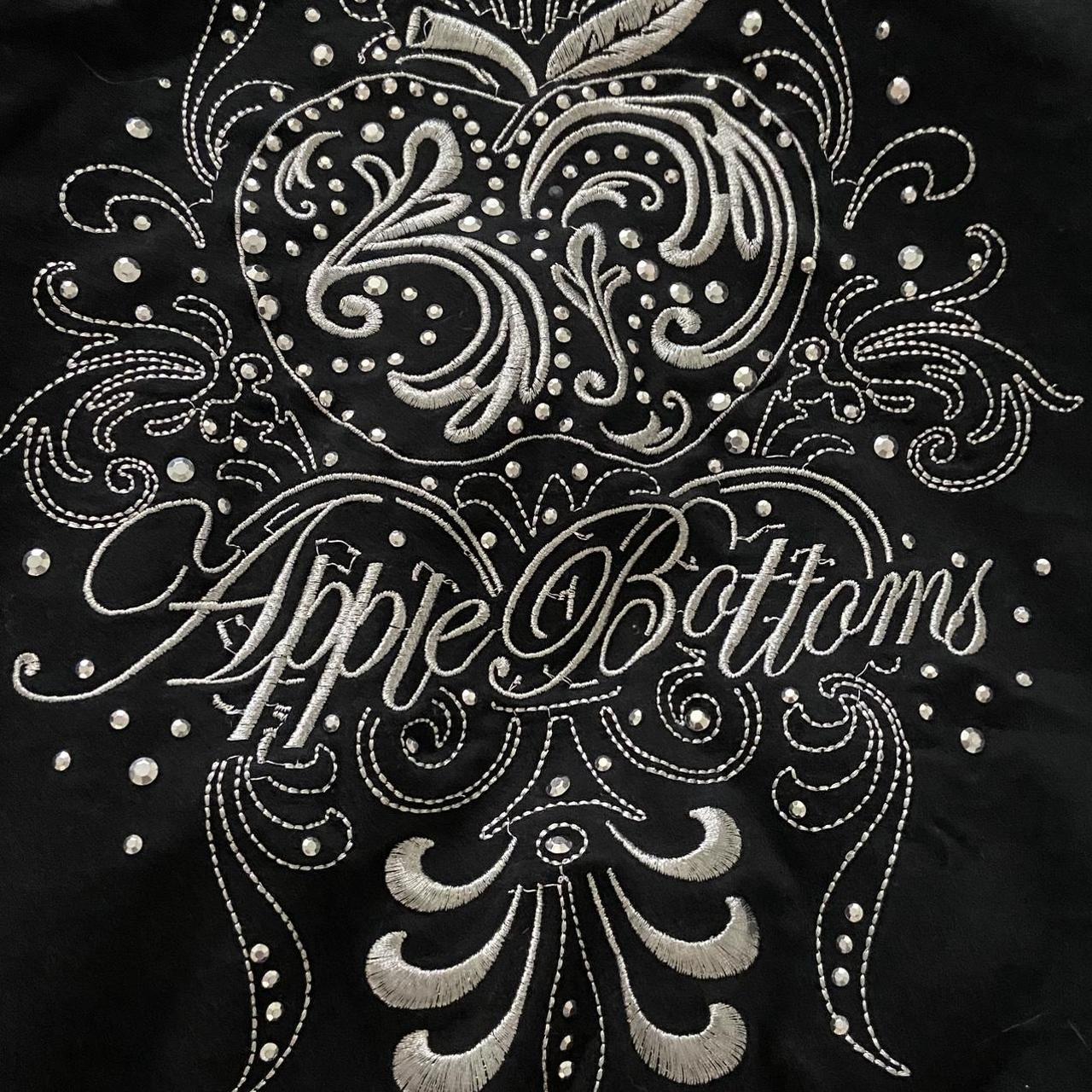 Apple Bottoms Women's Black Jacket | Depop