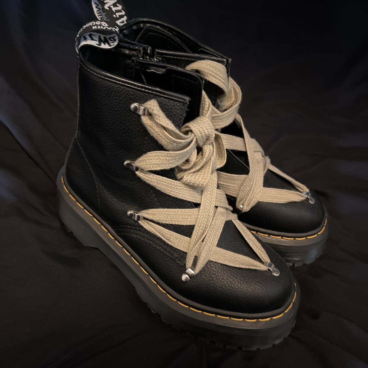 rick x doc marten collab Pentagram jumbo lace boot... - Depop