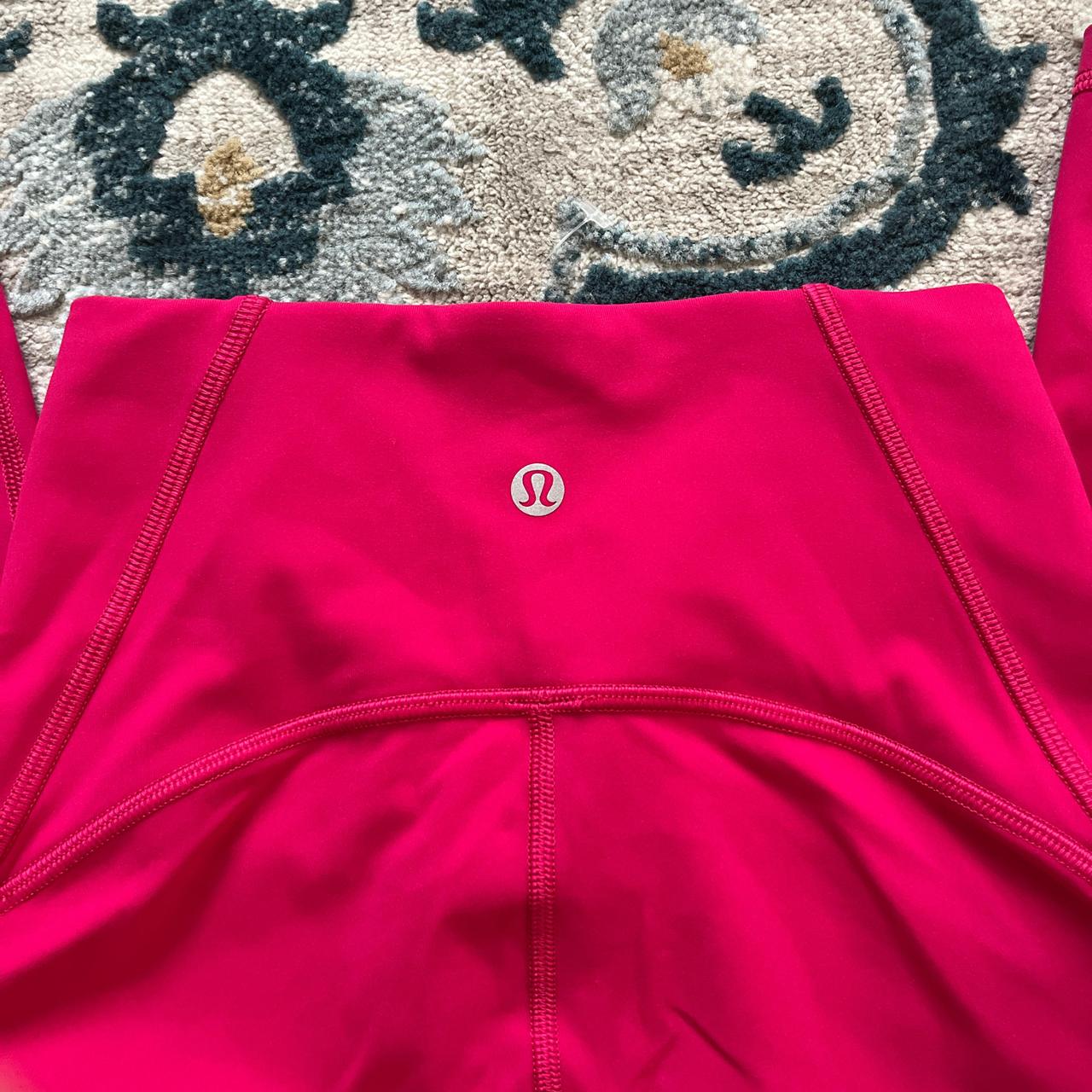 hot pink lululemon leggings 🐙 literally new, i... - Depop