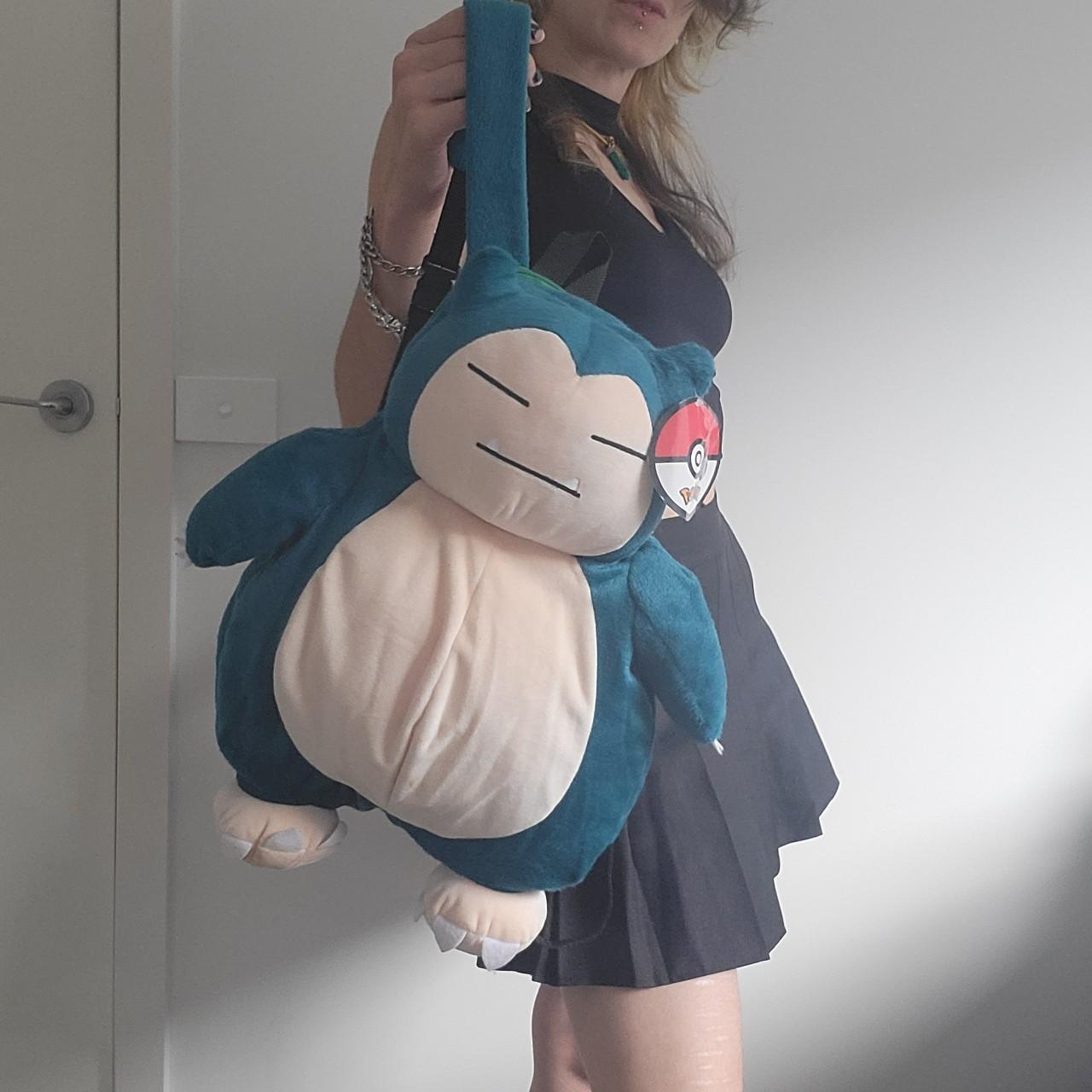 Snorlax plushie backpack Pokemon Company Adorable... | Depop