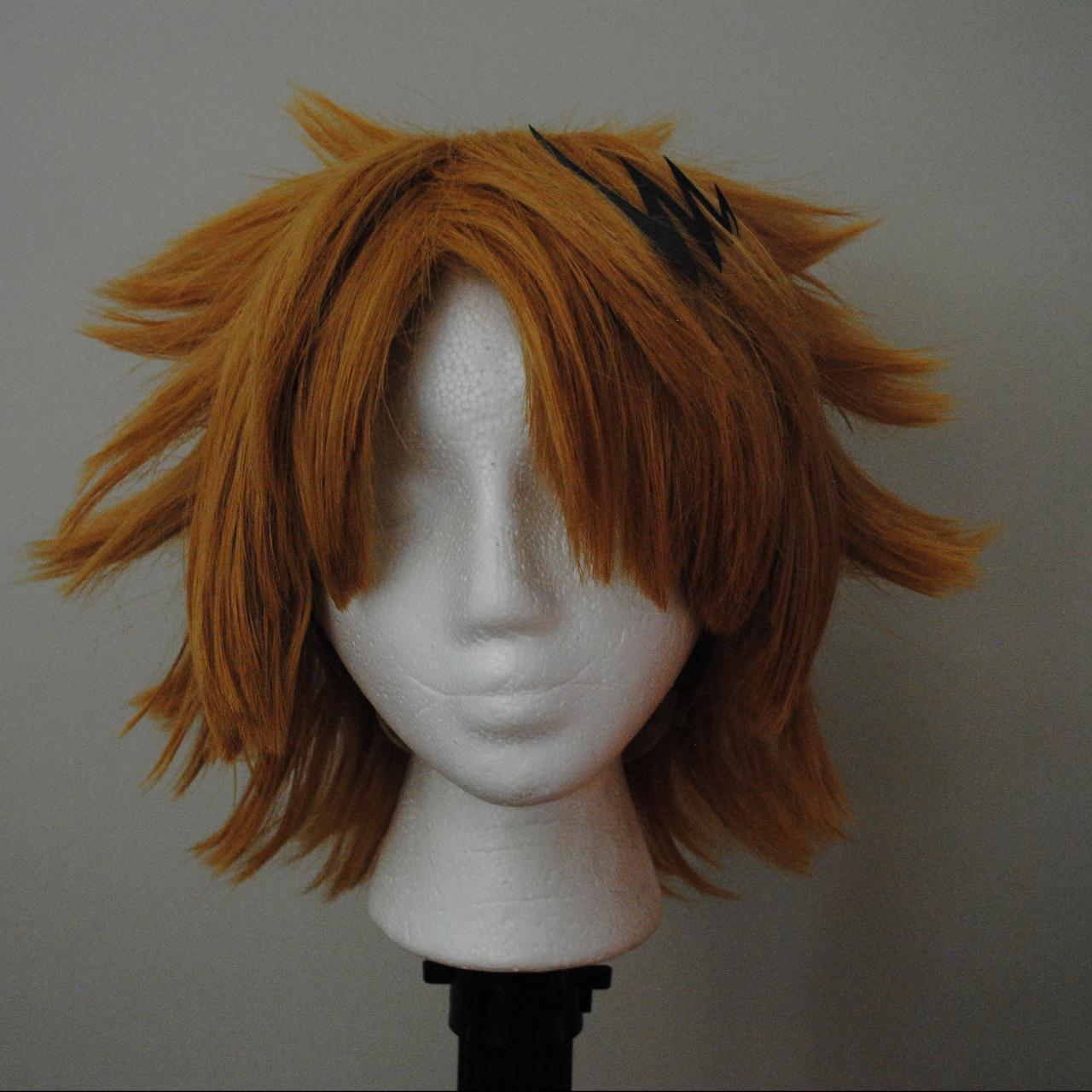 Denki Kaminari Cosplay Wig BNHA Mostly styled It... - Depop