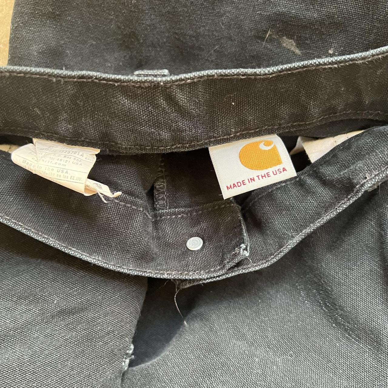 Vintage Made in USA Carhartt Double Knees Size 36x30... - Depop