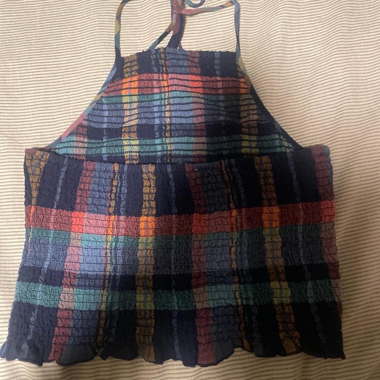 Low back halter top lightly worn, great condition. | Depop