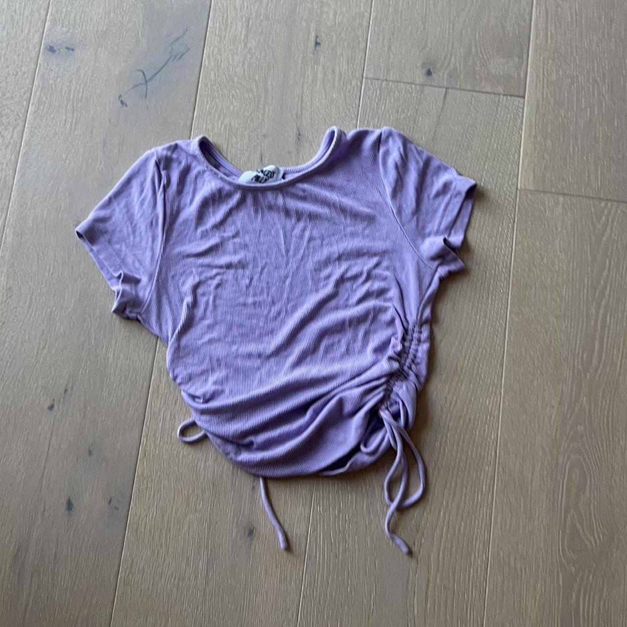 Princess Polly purple ribbed top - Depop