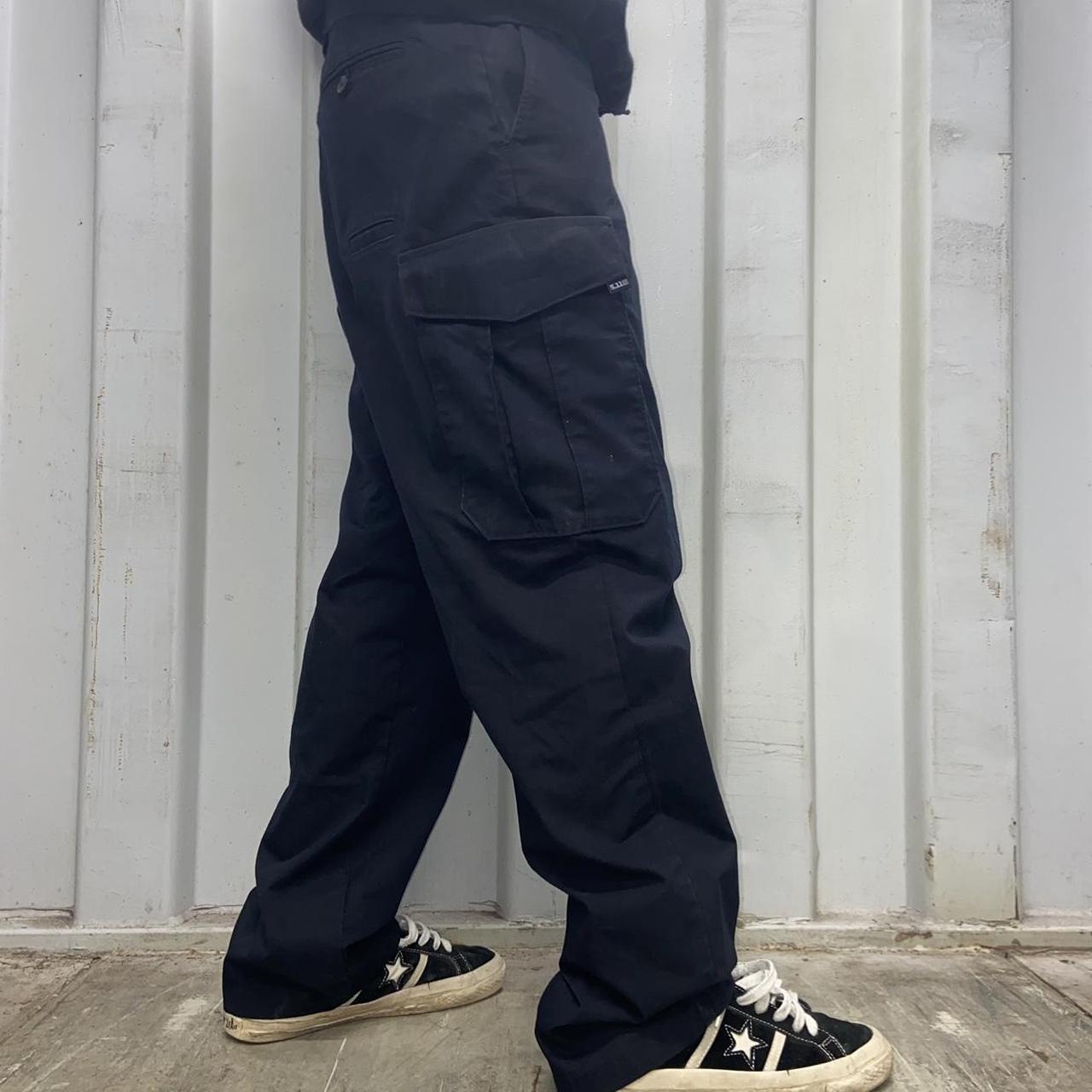 Navy blue tactical 511 cargo work pants good... - Depop