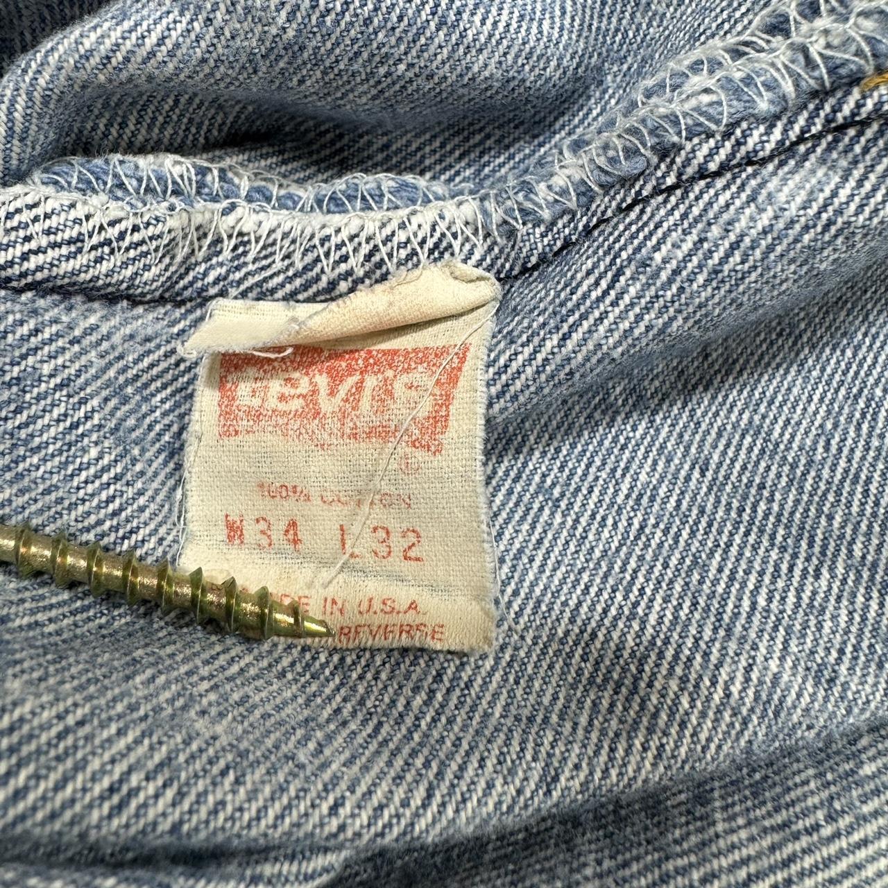 1987 Levi’s 501 straight leg jeans acid washed good... - Depop