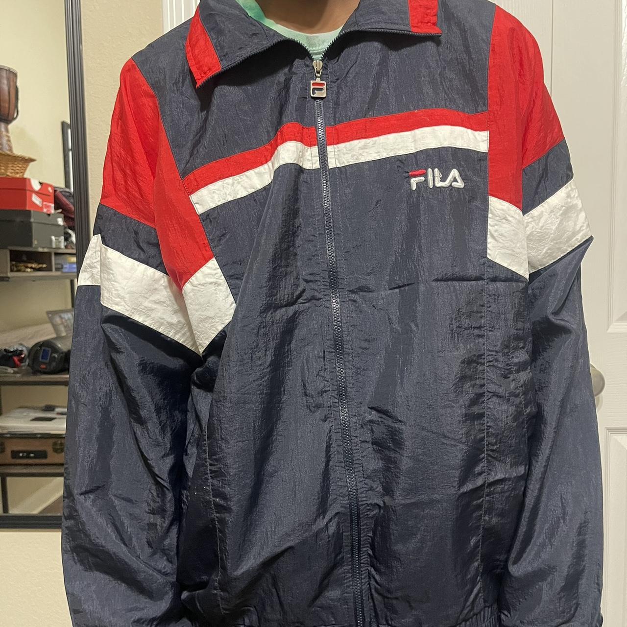 Classic Vintage FILA Zip-Up Windbreaker Jacket - Depop