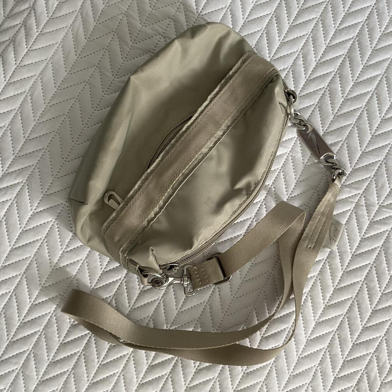 Nike beige fanny pack / bum bag Small marks as... - Depop