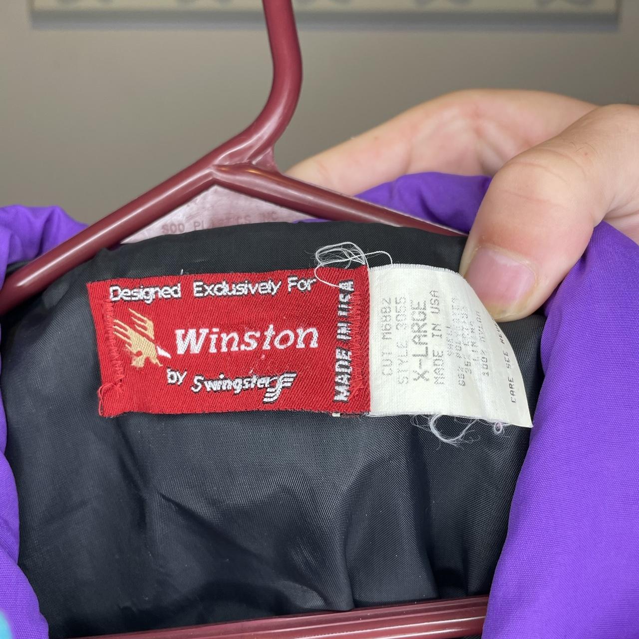 vintage Winston’s Cup jacket XL very clean just one... - Depop