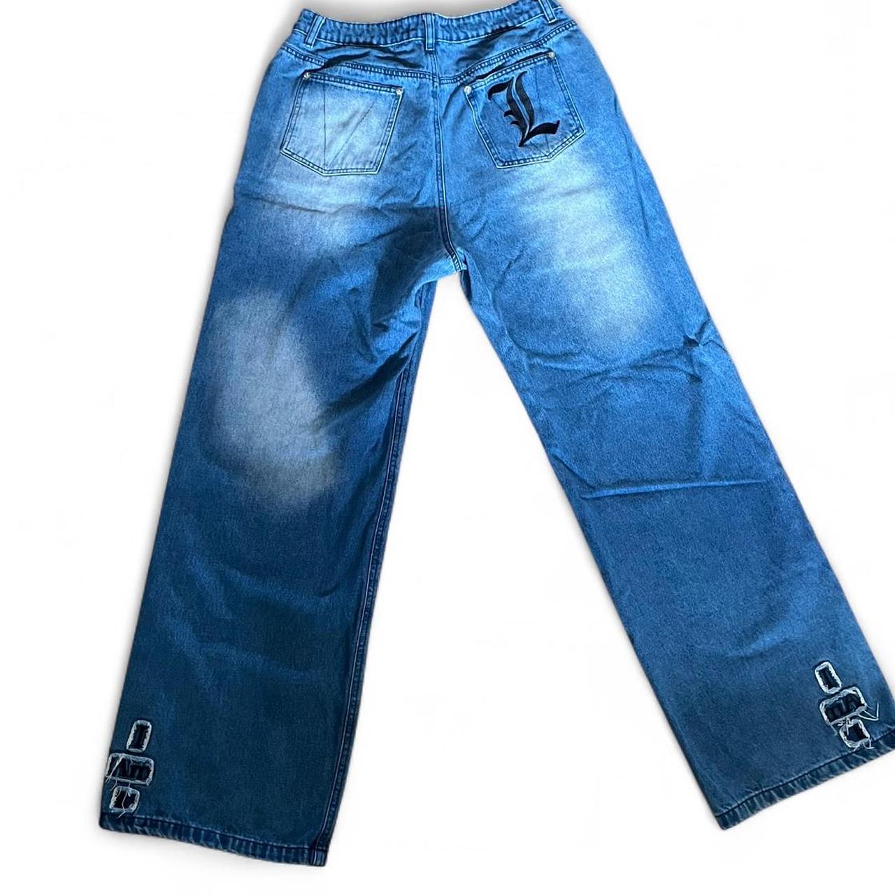 VeesClothing Death Note L inspired jeans. Wide... | Depop