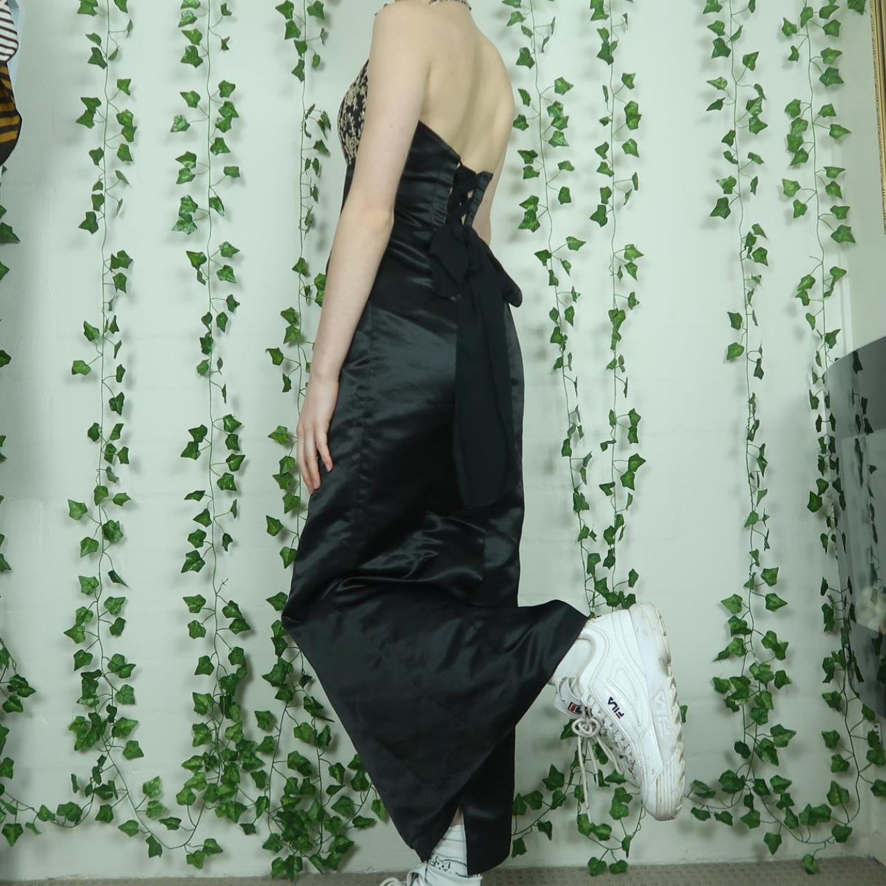 black and gold formal dress syndicate clothing co... - Depop