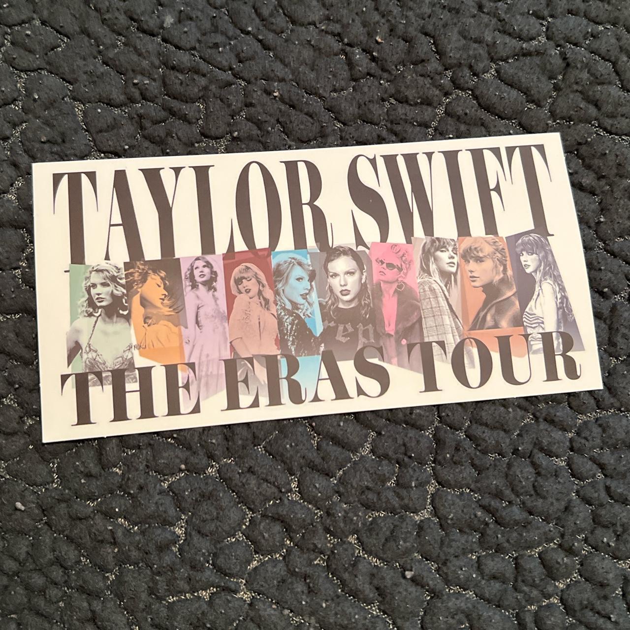 taylor swift eras tour sticker • 3x6 (shown in... - Depop