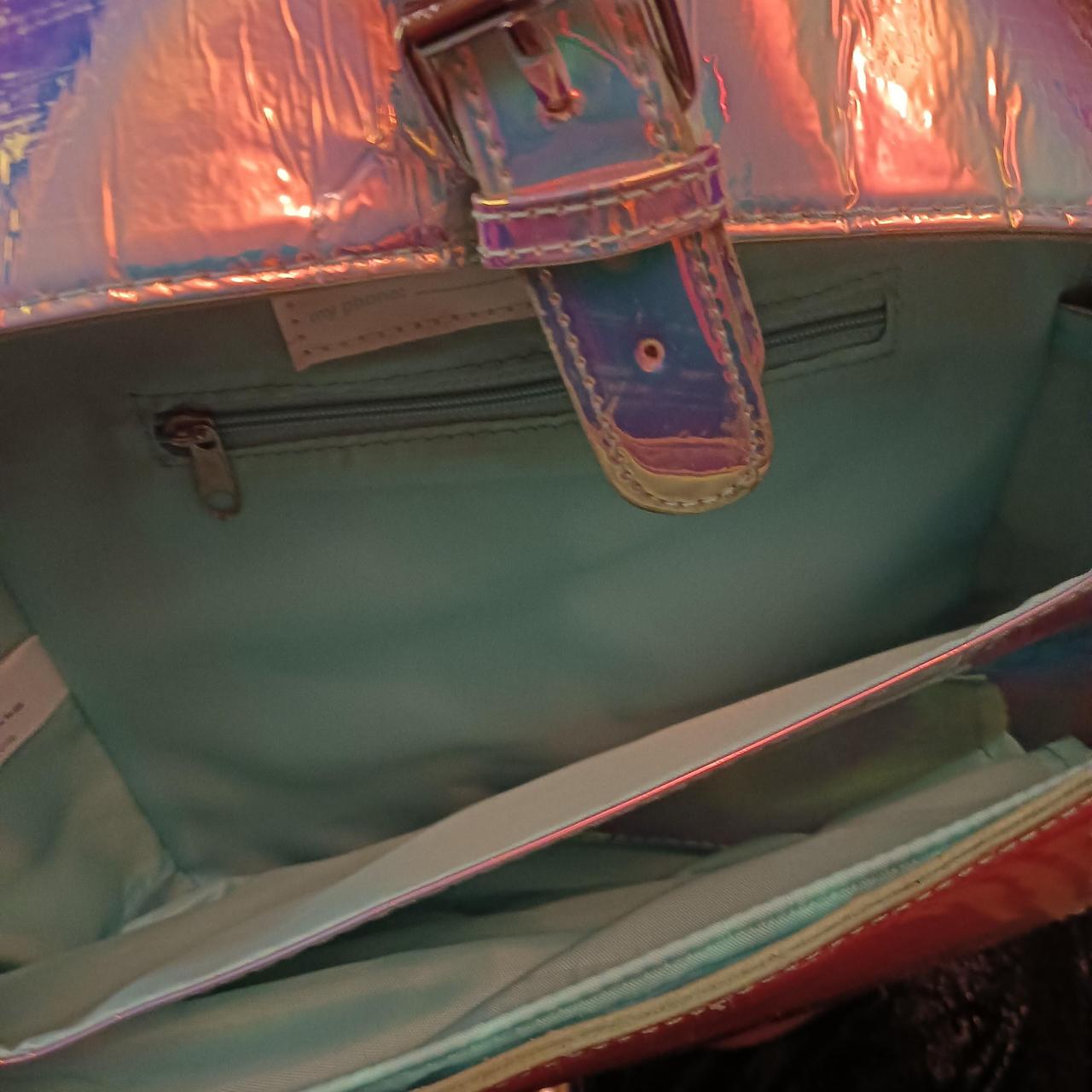 Smiggle holographic backpack New, never used. Has... - Depop