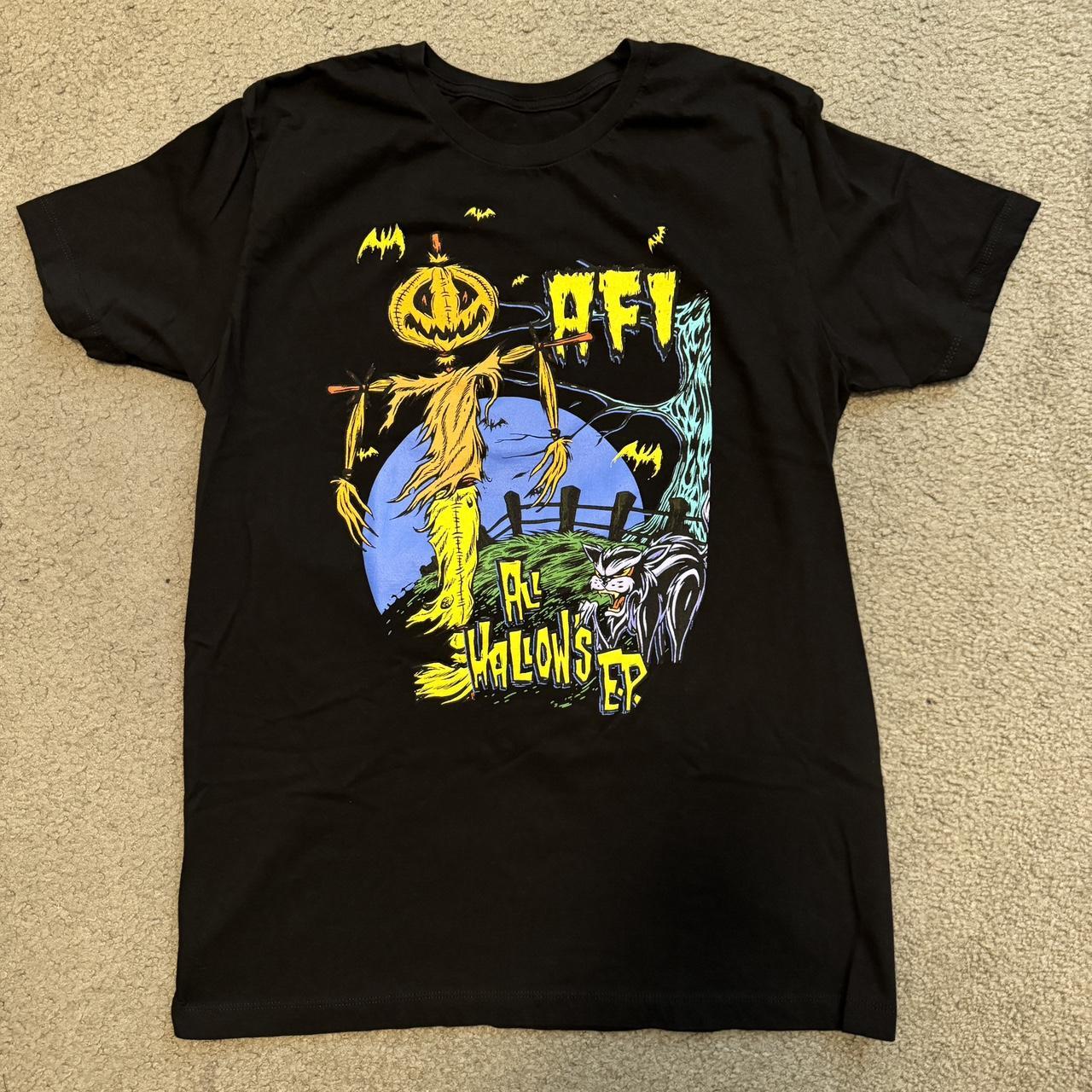 AFI All Hallows shirt I believe size was large but... - Depop