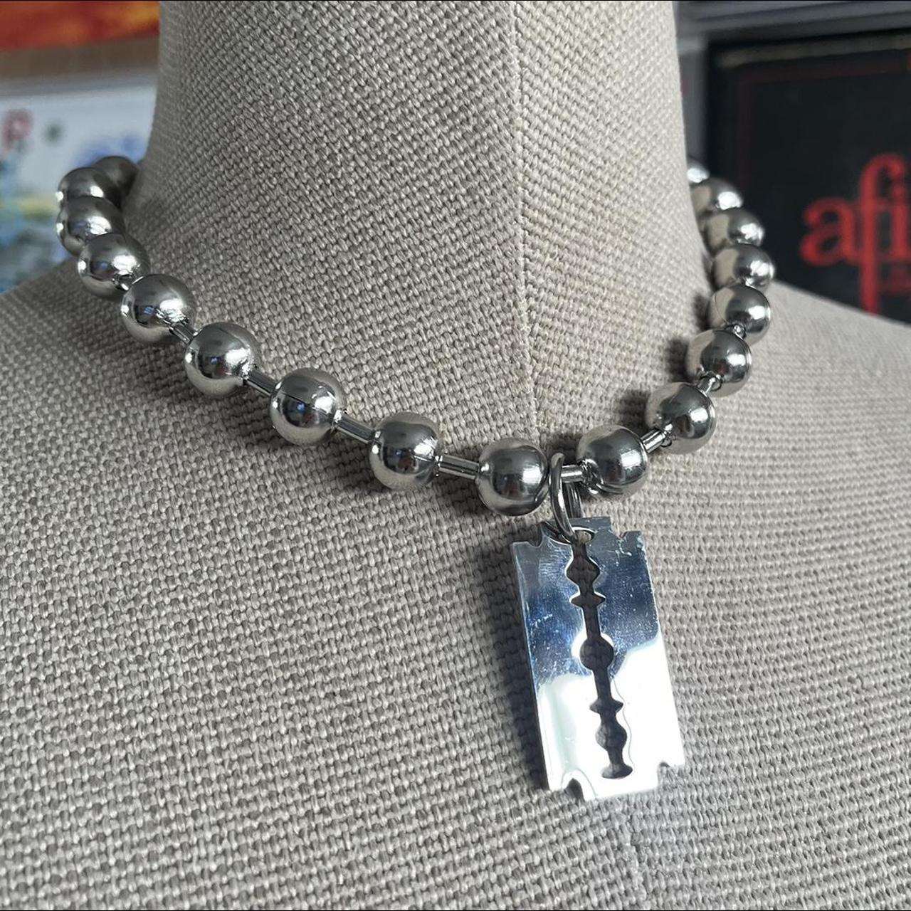 RAZORBLADE BIG ROLO CHAIN🖤🩸 Details: - 100%... - Depop