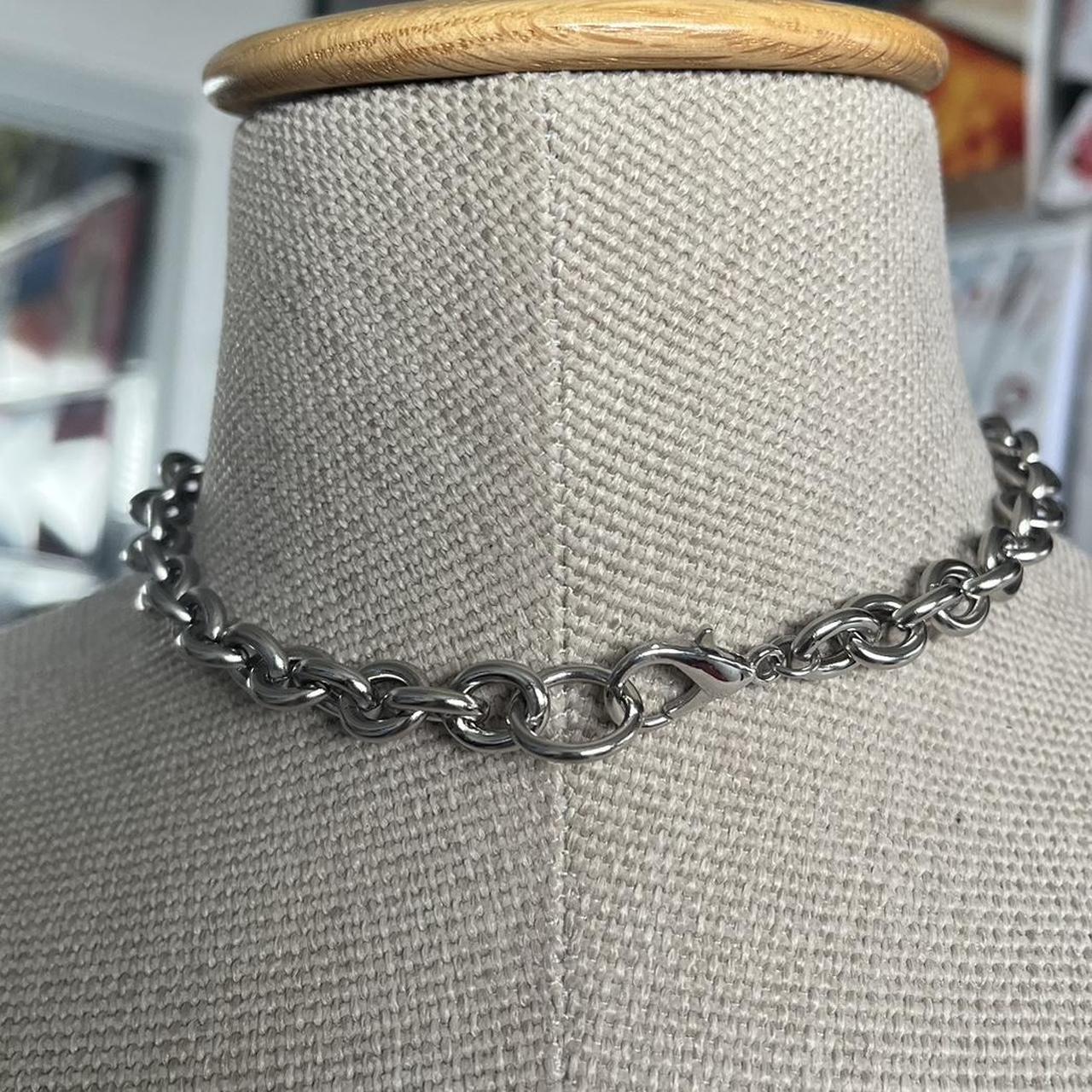 Vintage repurposed watch faces chain... - Depop